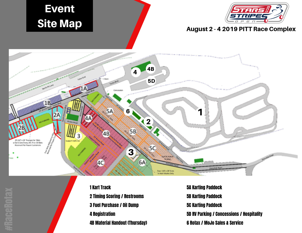 Pit/RV Space Reservations - Race Rotax